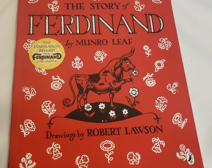 The Story of Ferdinand by Munro Leaf Paperback Book 1977 Ferdinand the ...