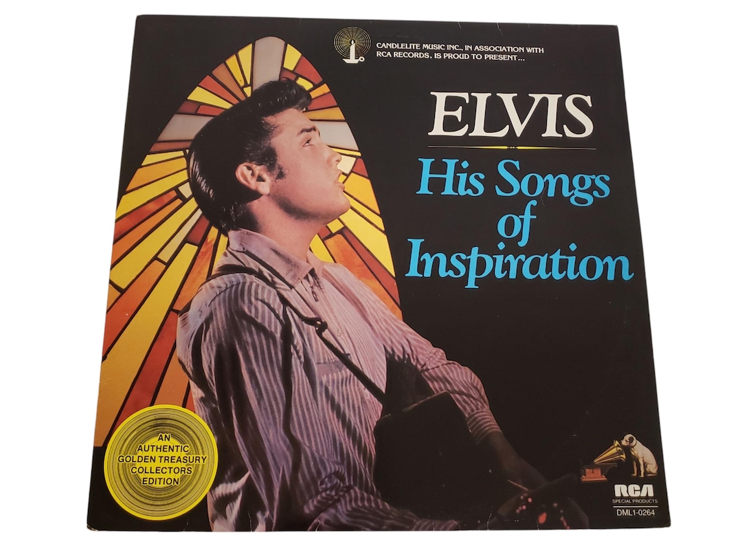 Elvis Presley His Songs of Inspiration RCA Victor 1977 LP Record Vinyl ...