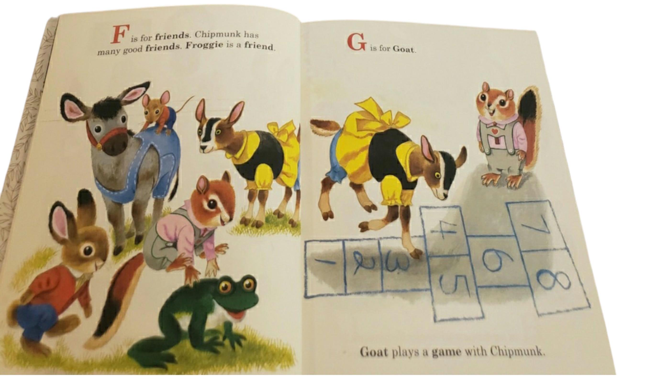 Richard Scarry's Chipmunks ABC Little Golden Book, 1991 - Etsy