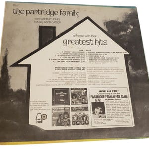 The Partridge Family at Home With Their Greatest Hits Record Vinyl LP ...