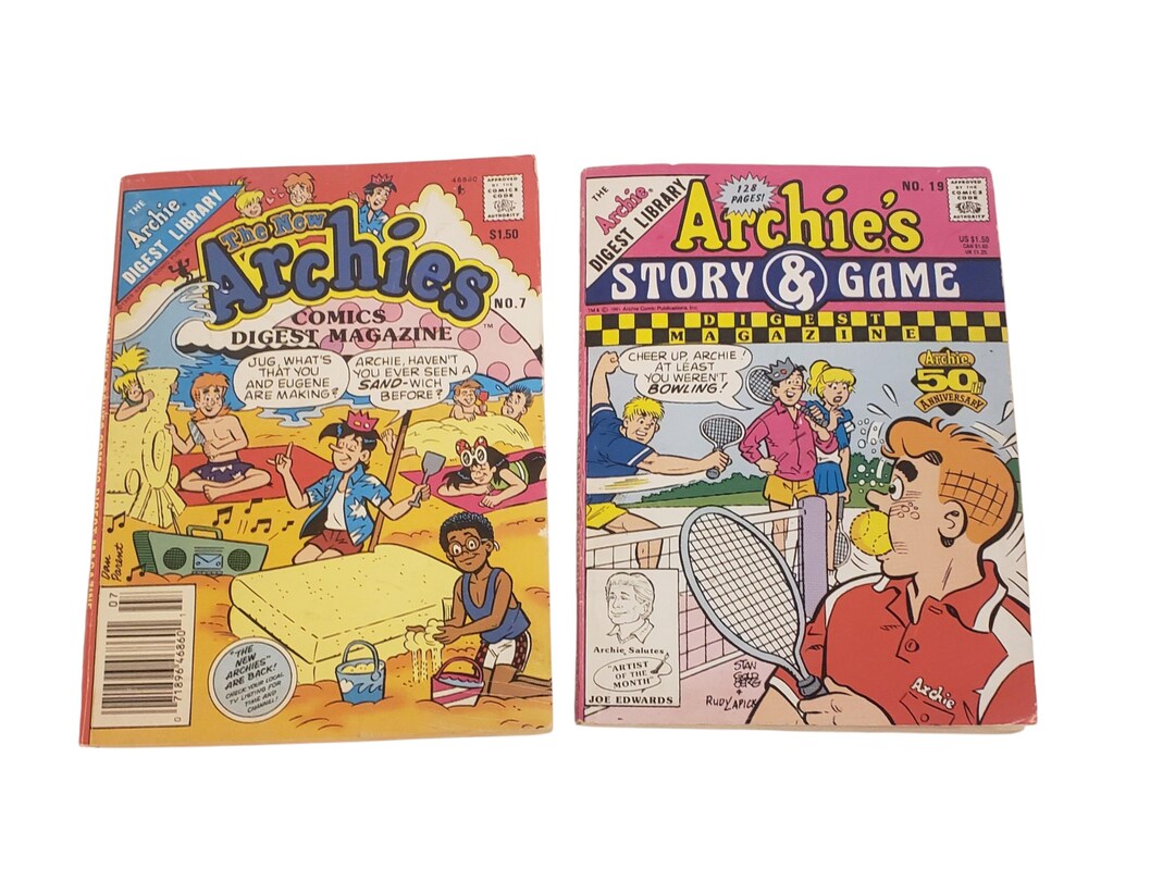The Archie Digest Library the New Archies Comics Digest Magazine No 7 ...