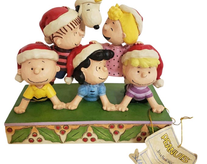 Jim Shore Peanuts Stacked With Friendship Peanuts Gang Charlie Brown ...
