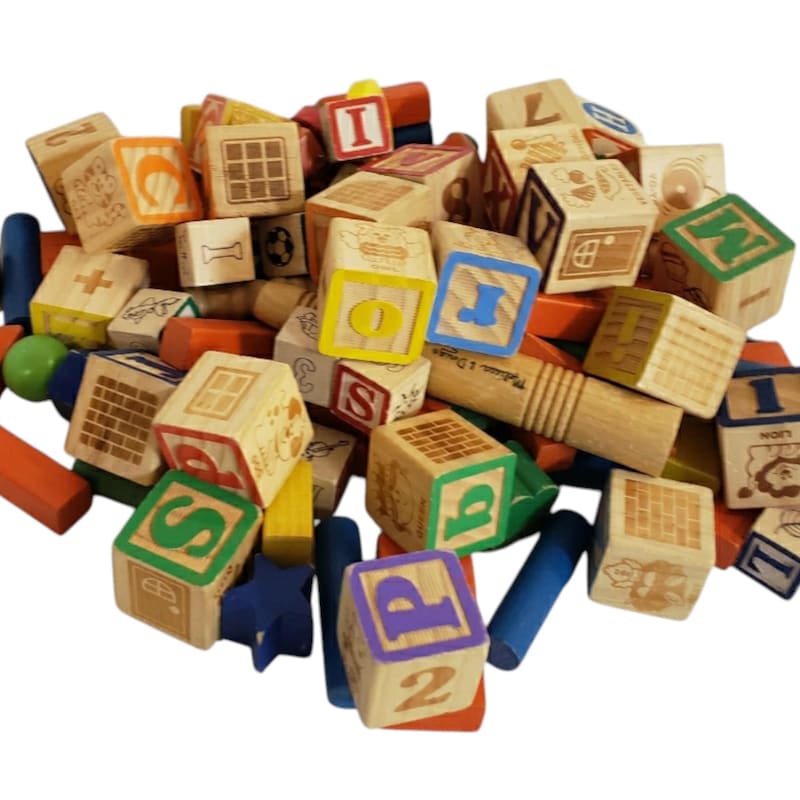 Alphabet Blocks - Etsy