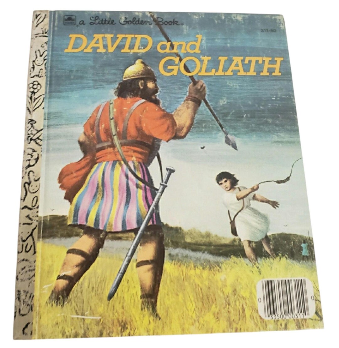 David and Goliath Golden Book 1974 by Barbara Shook Hazen Pictures by ...