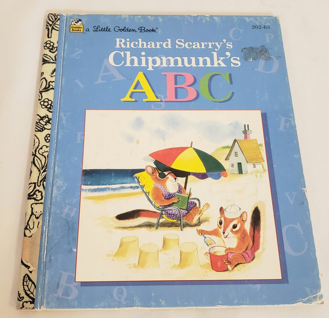 Richard Scarry's Chipmunks ABC Little Golden Book 1991 by Roberta ...