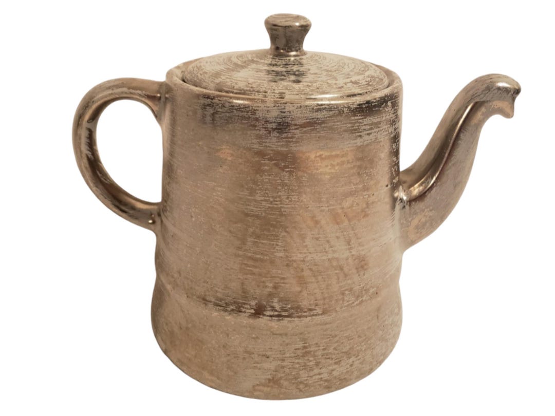 Stangl Hand Painted Ceramic Oven Proof Colonial Silver Coffee Tea Hot ...