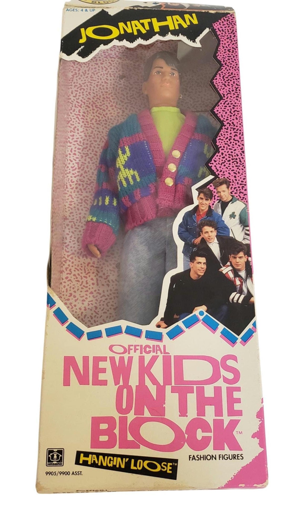 Official New Kids on the Block Hanging Loose Fashion Figures Jonathan ...