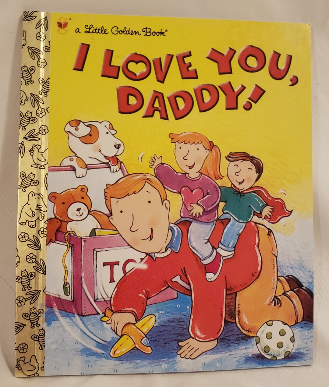 I Love You Daddy Little Golden Book 1999 by Edie Evans Pictures by Rusty Fletcher - Etsy