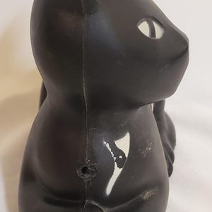 Plastic Cat Bank Eveready Battery Advertising Black Cat Save With the ...