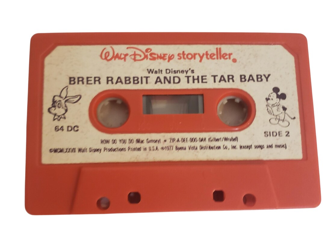 Walt Disney Storyteller Cassette Tape Side 1 Pete's Dragon Side 2 Brier ...