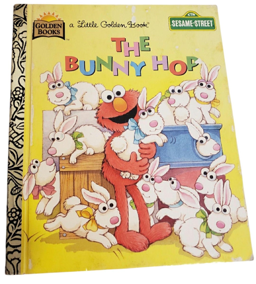 Sesame Street the Bunny Hop Elmo Little Golden Book 1997 - Etsy