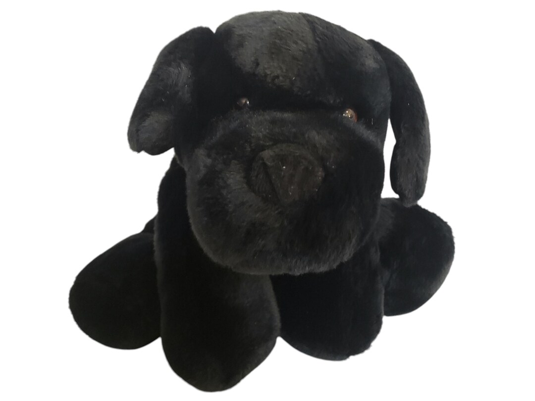 Black Lab Puppy Dog Labrador Retriever Canine Plush Stuffed Animal 14 ...