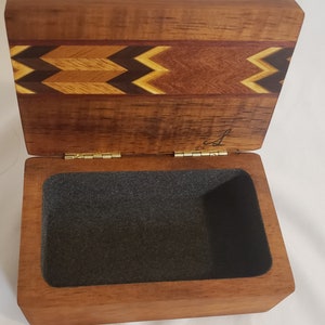 Handmade Wood Inlay Trinket Keepsake Box Jewelry Box - Etsy