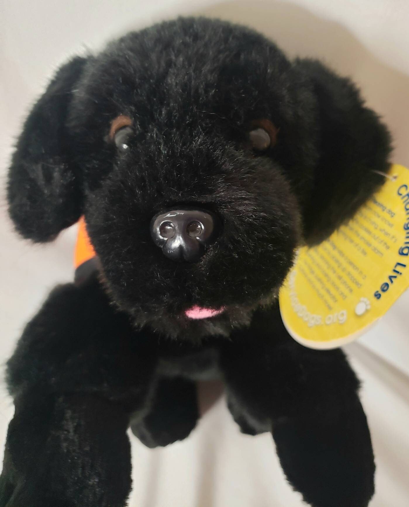 Texas Hearing and Service Dogs Black Lab Labrador Retriever Plush ...