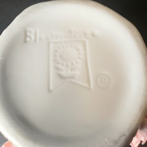 Bloom Rite White Planter With Raised Roses and Decorative Cut Outs ...