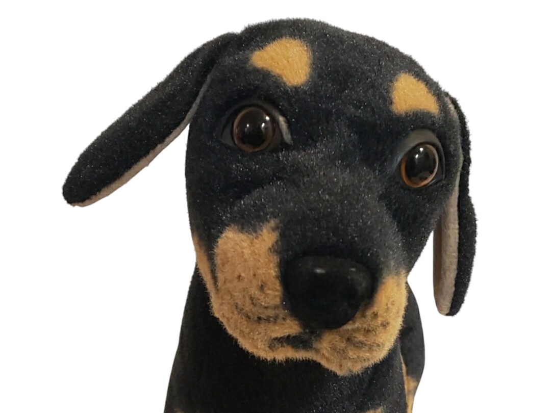 Stuffed Rottweiler Plush Realistic Dog Plush 21 Stuffed Animal Toy - Etsy
