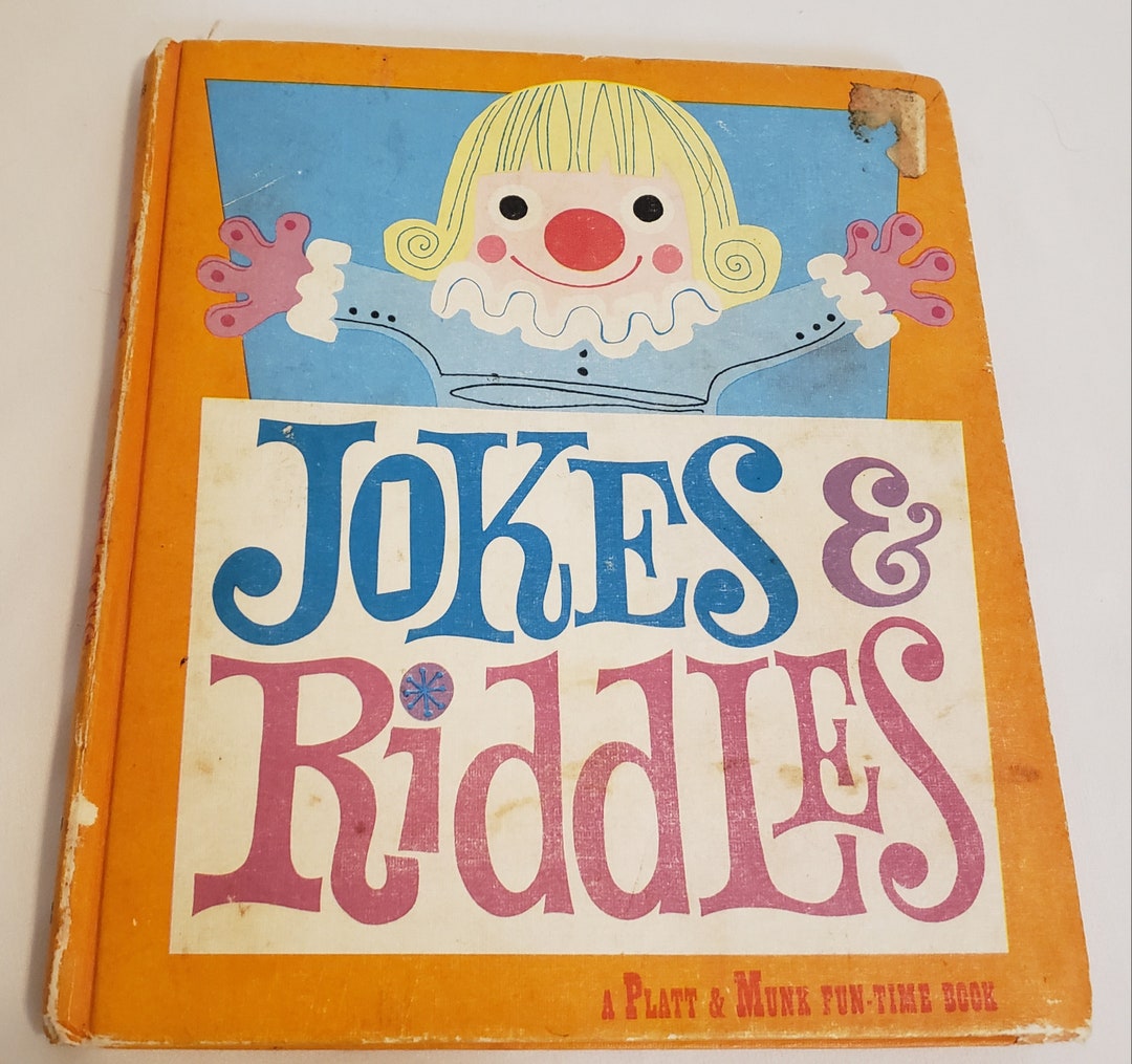 Jokes and Riddles A Platt and Munk Fun Time Book Dated 1959 by George L ...