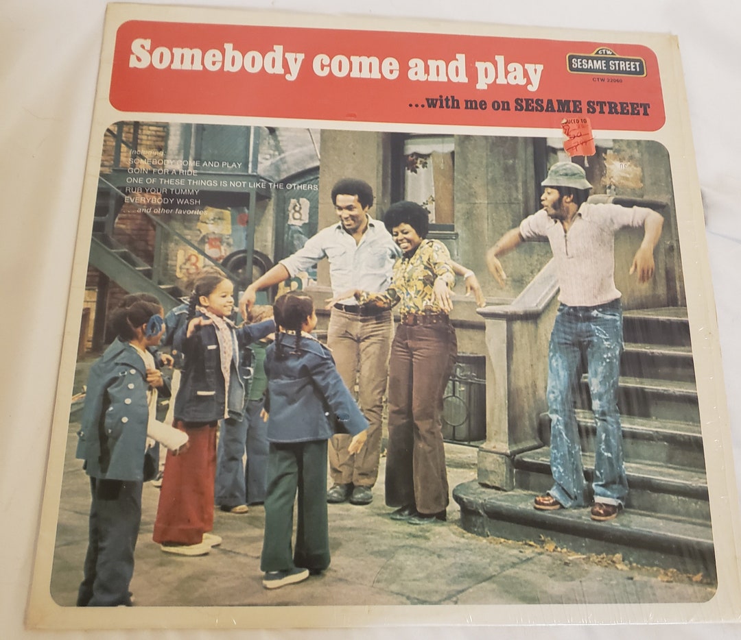 Somebody Come and Play With Me on Sesame Street Record Vinyl LP 1974 ...