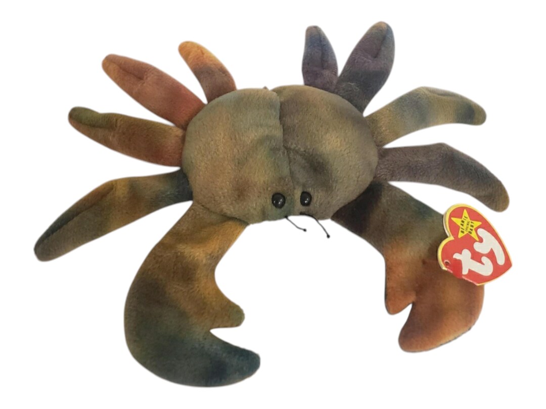 TY Beanie Baby Spinner the Spider Plush Stuffed Animal 1996 Black Brown ...