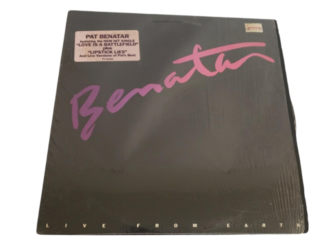 Pat Benatar Live From Earth Record Vinyl LP 1983 Chrysalis Records - Etsy