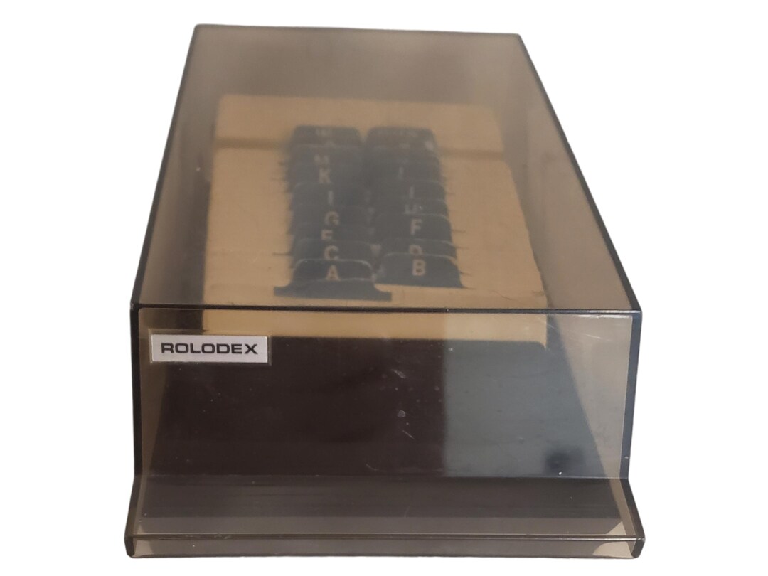 Rolodex Dust Cover Model VIP 24C Cards Alpha Index Dividers 2-1/4"x4 ...