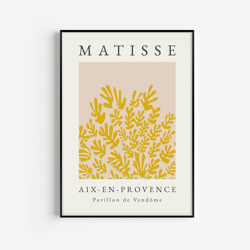 Yellow Matisse Print - Etsy