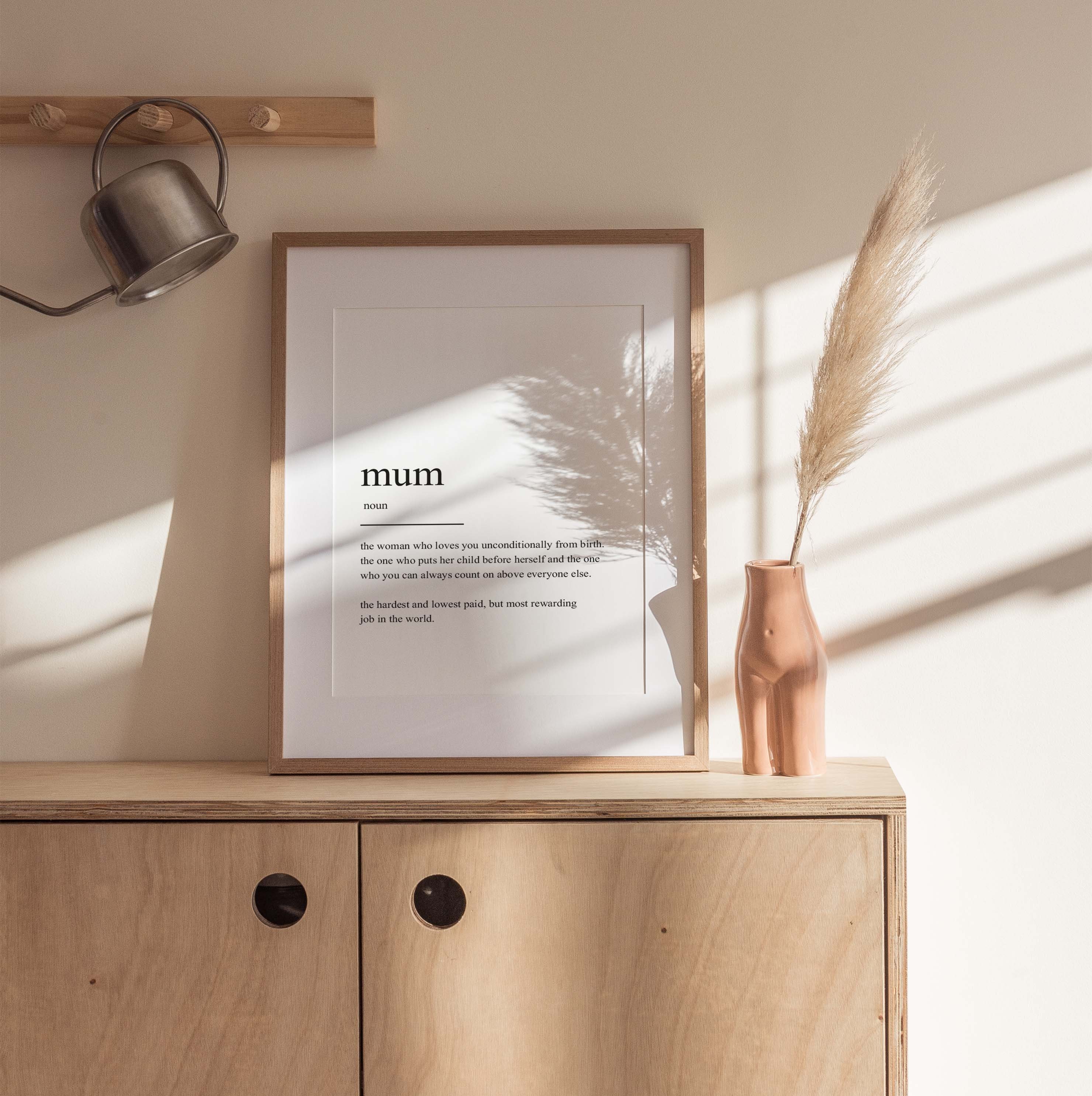 Mum Definition Print Mothers Day Gift Wall Art Prints Quote - Etsy UK