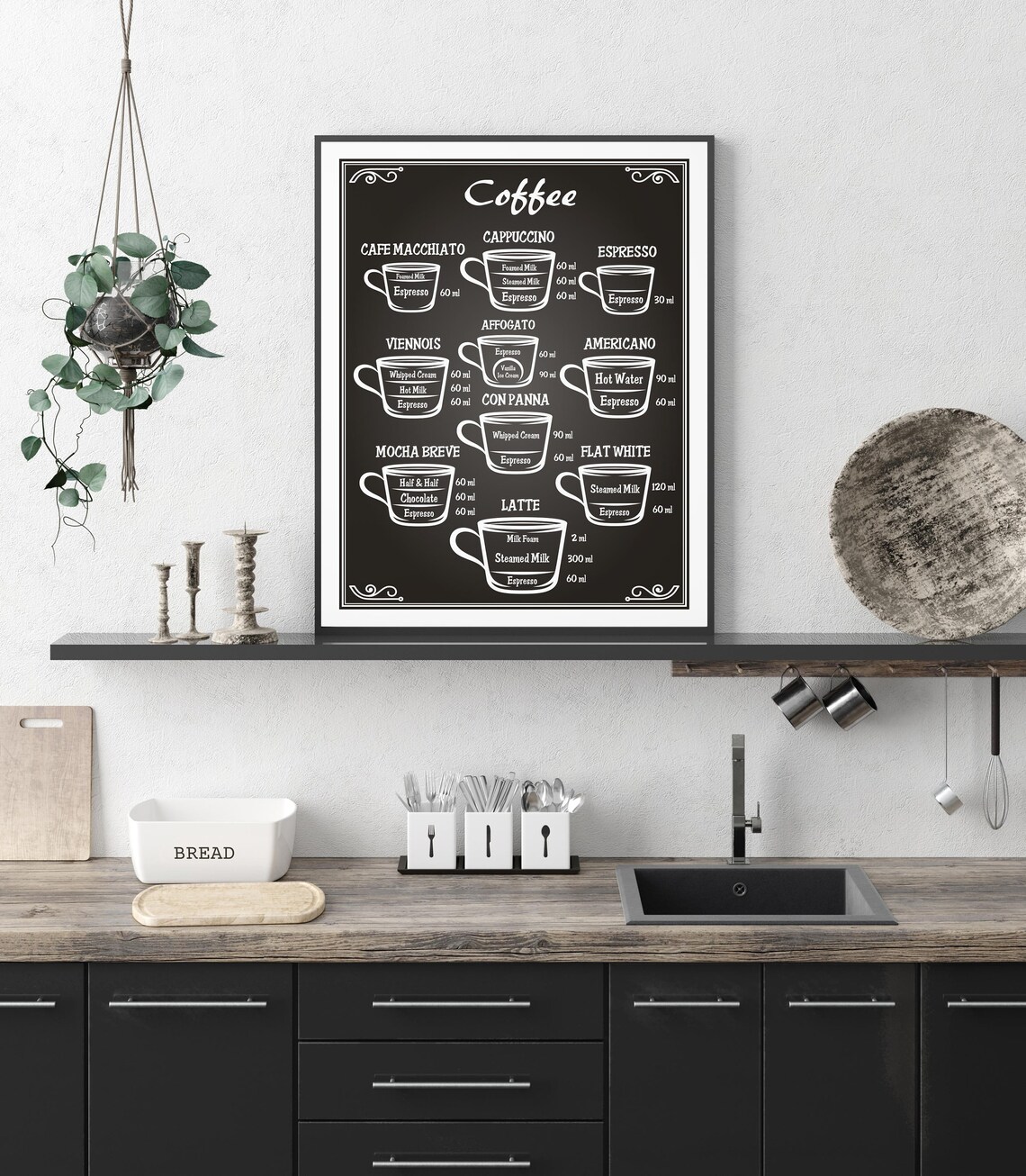 Coffee Printable Wall Art Printable Wall Art Coffee - Etsy