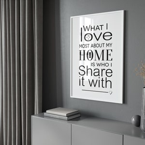 Printable Quote, Wall Art, Quote Prints, Home Print, Home Quote Print ...