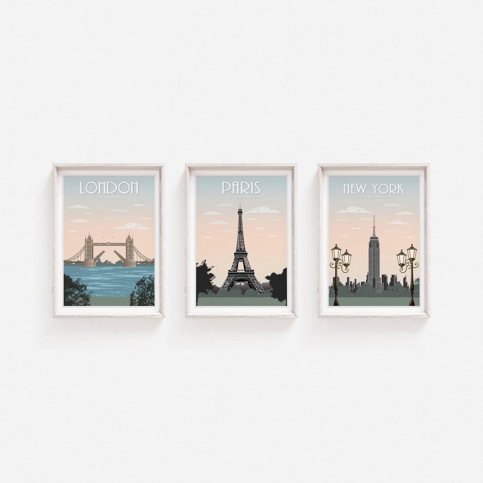 Wall Art Set of Prints Travel Art Prints Print Set New - Etsy