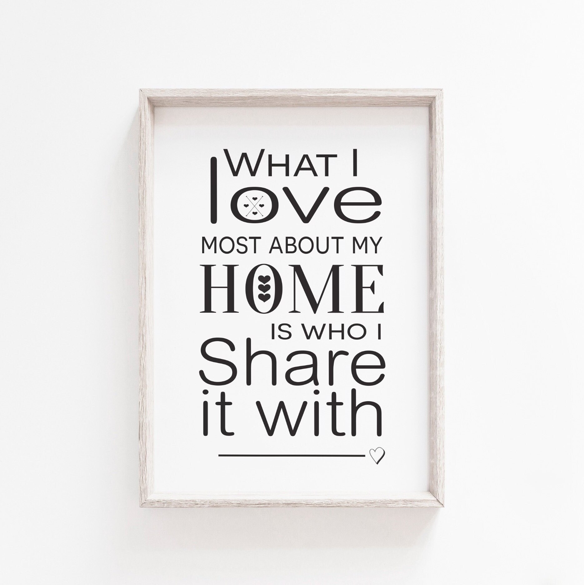 Printable Quote Wall Art Quote Prints Home Print Home | Etsy