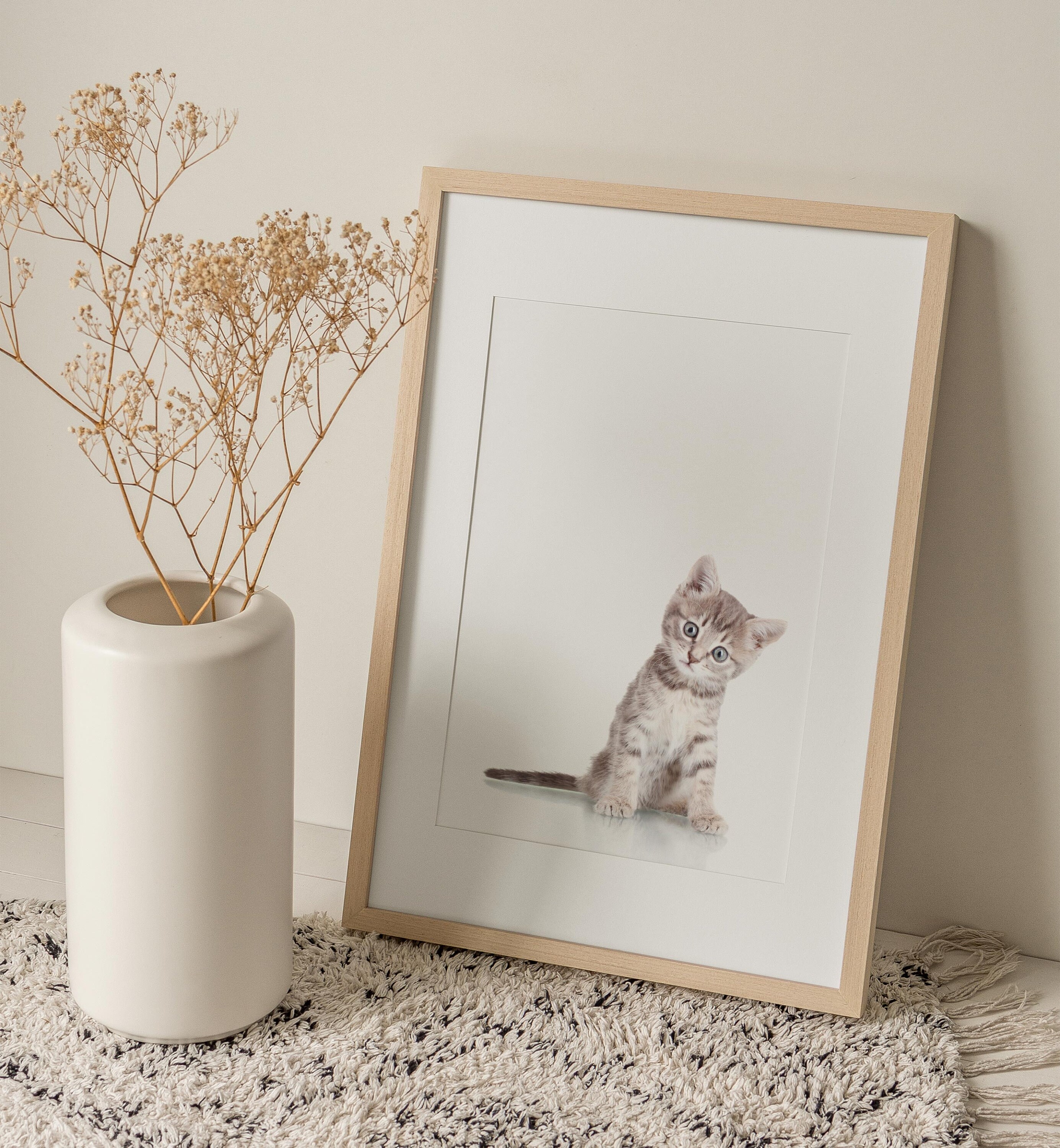 Kitten Print Printable Wall Art Printables Minimalist - Etsy