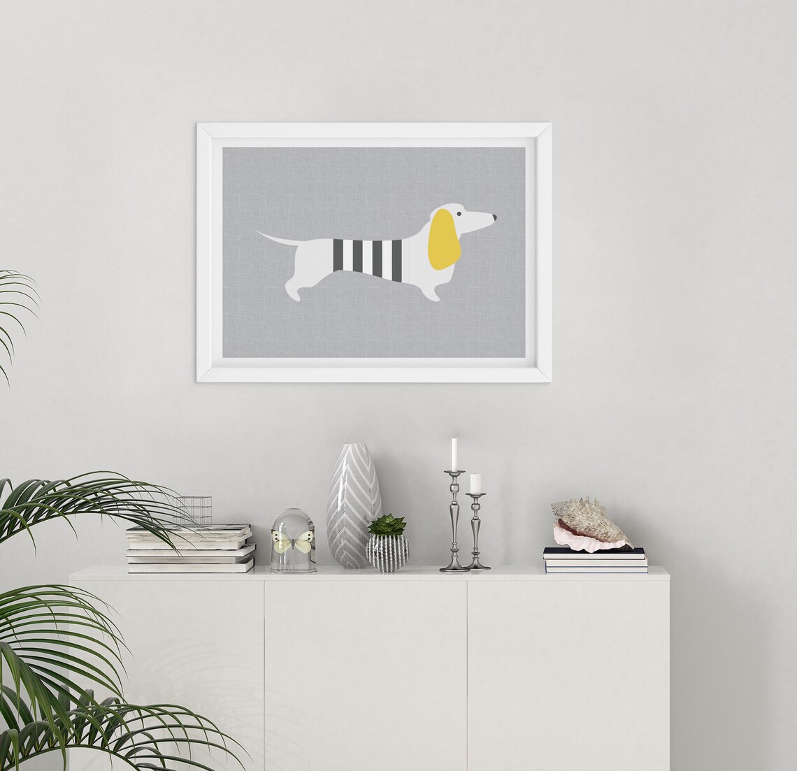 Sausage Dog Print, Printable Wall Art, Wall Art Print, Instant Download ...
