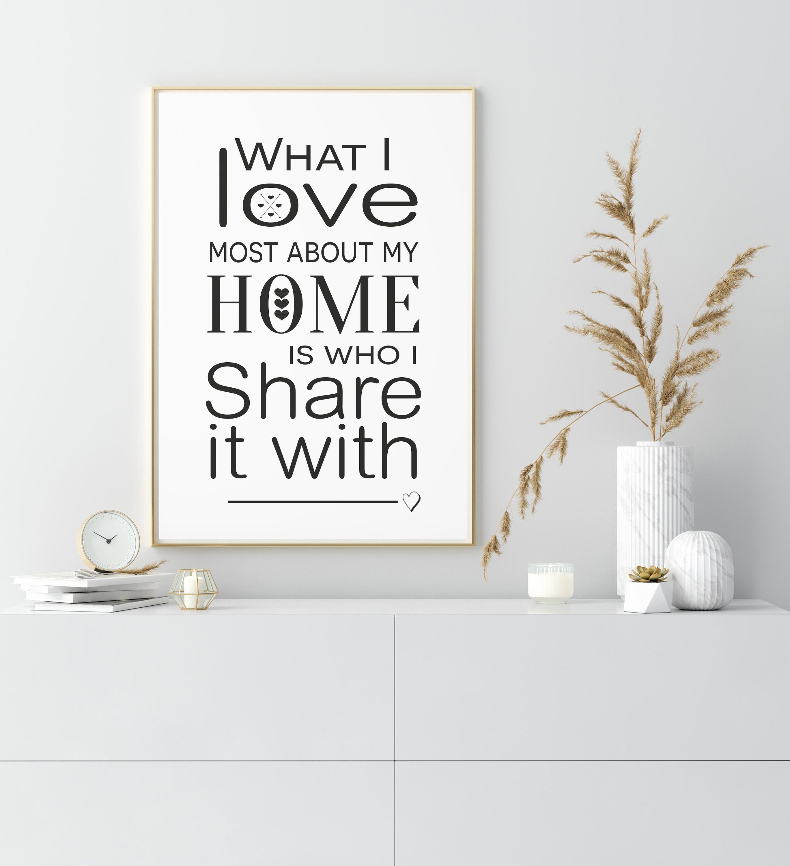Printable Quote Wall Art Quote Prints Home Print Home | Etsy