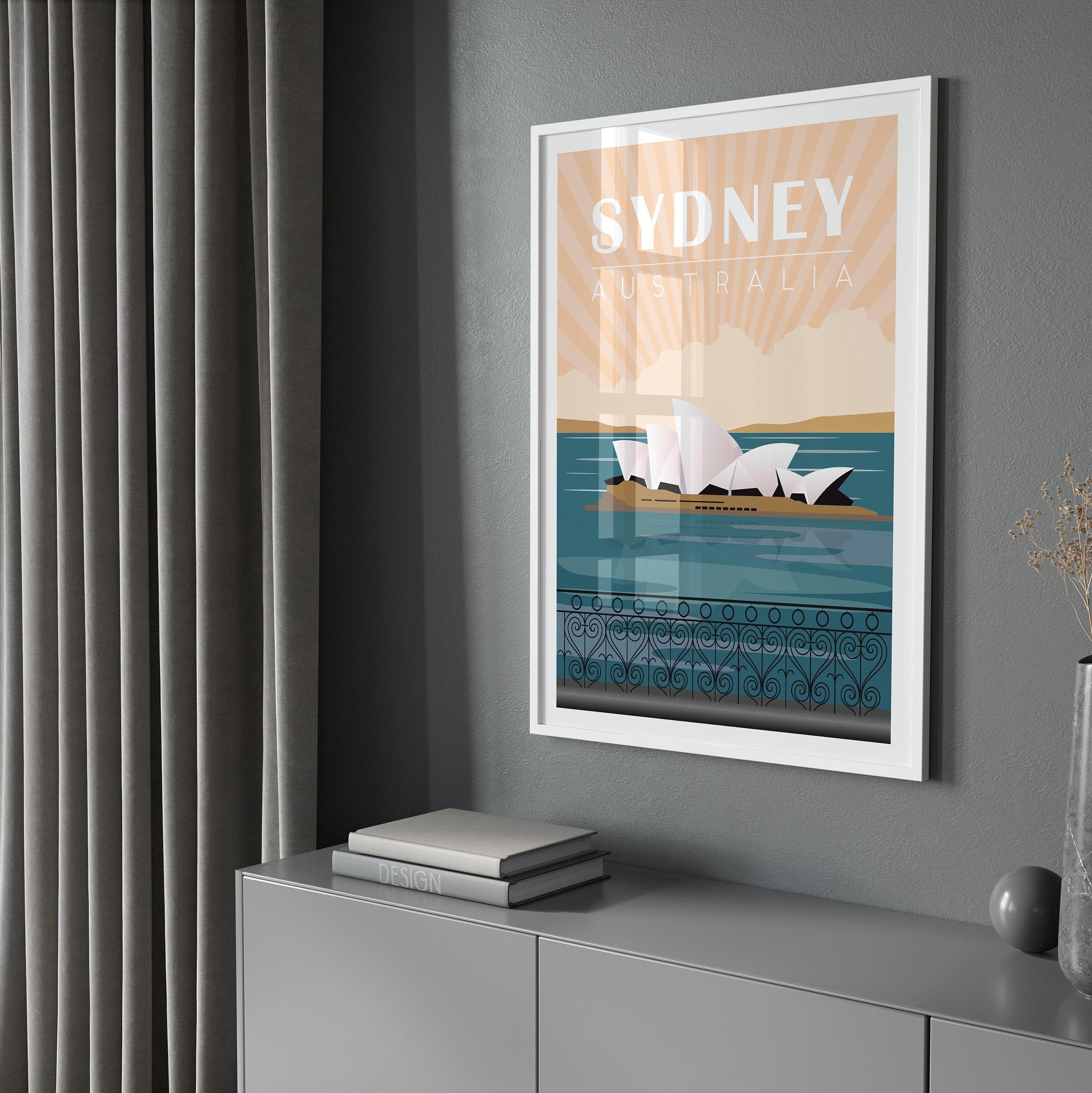 Sydney Print Sydney Poster Printable Wall Art Sydney - Etsy