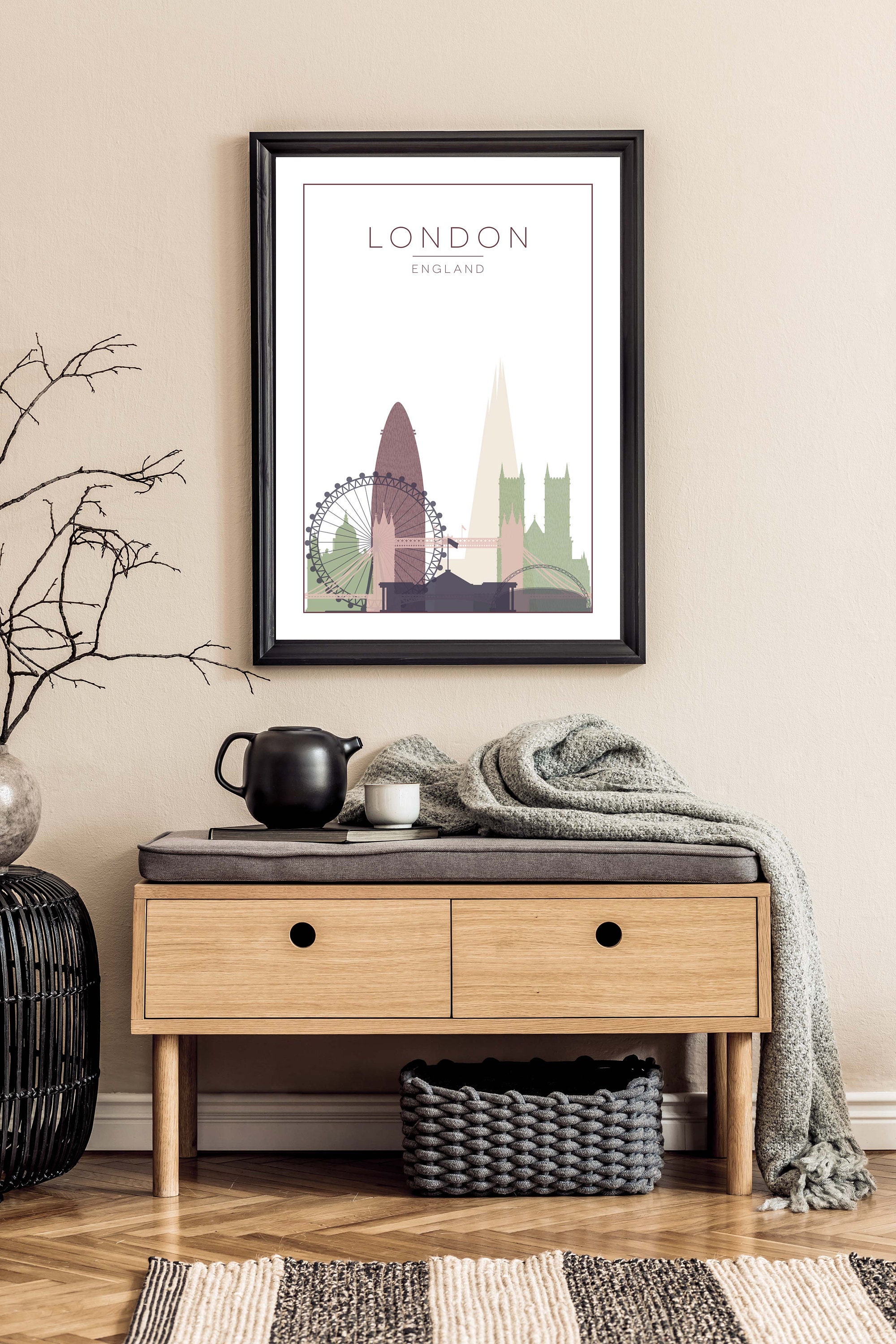 London Printable London Wall Art Travel Print Art Print | Etsy