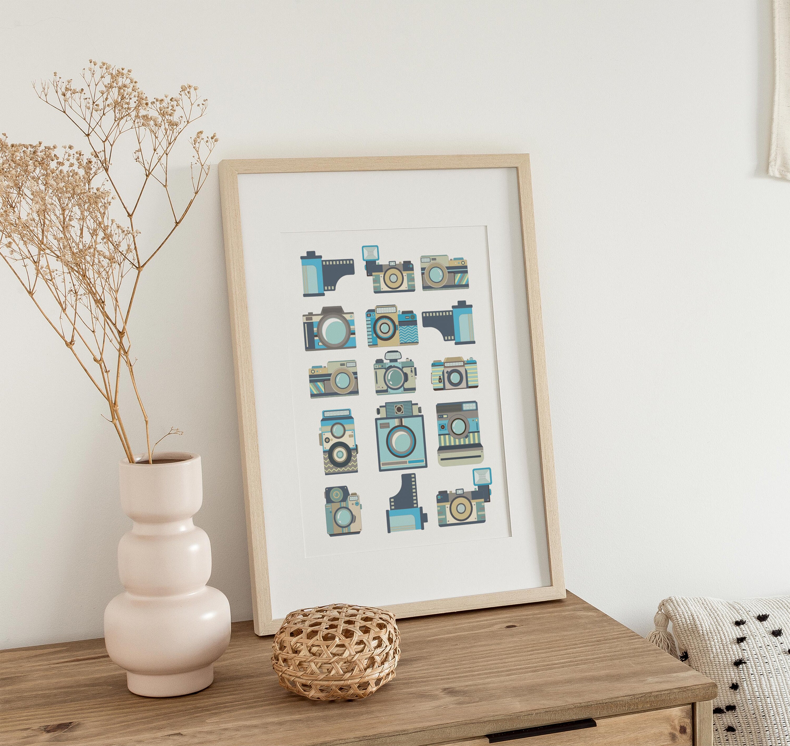 Printable Art Camera Wall Art Retro Camera Wall Art Prints - Etsy