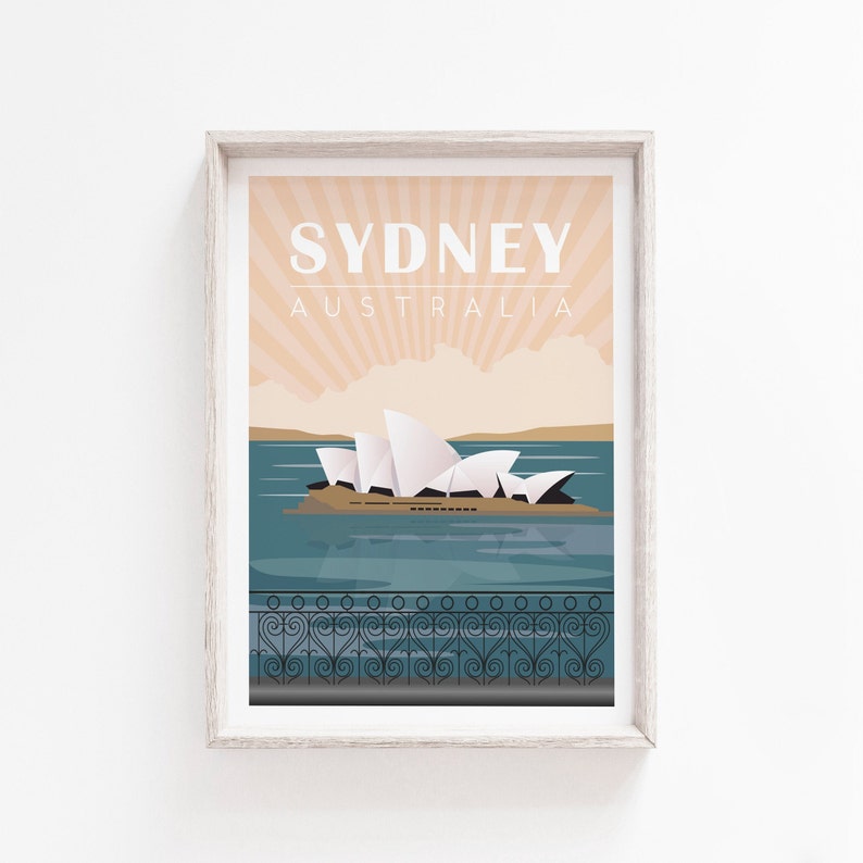 Sydney Print, Sydney Poster, Printable Wall Art, Sydney Printable, Art ...
