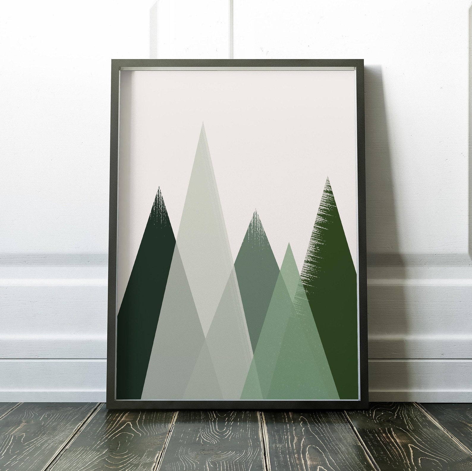 Printable Wall Art Wall Art Prints Green Print Mountain | Etsy