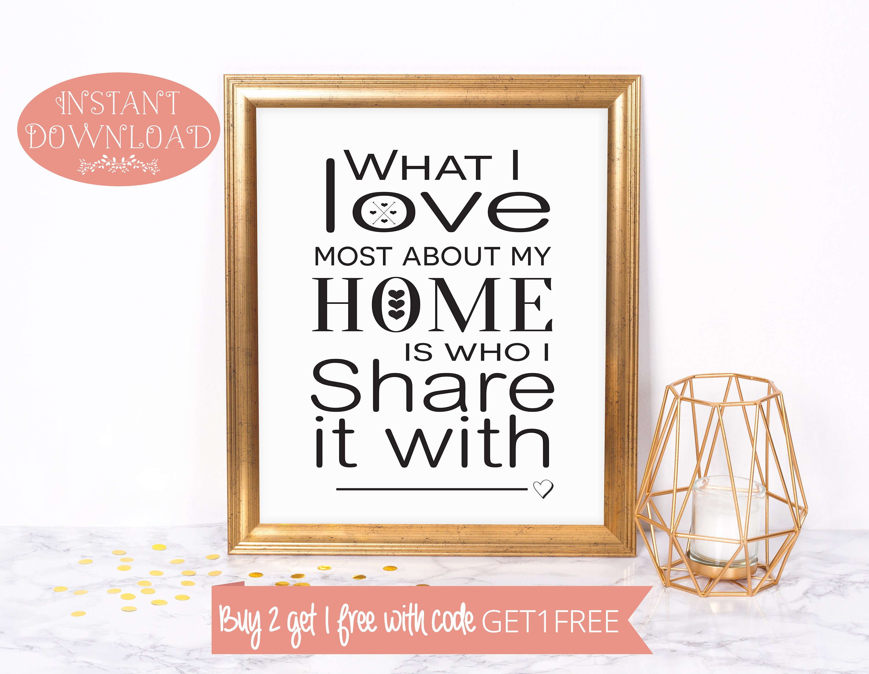 Printable Quote Wall Art Quote Prints Home Print Home | Etsy
