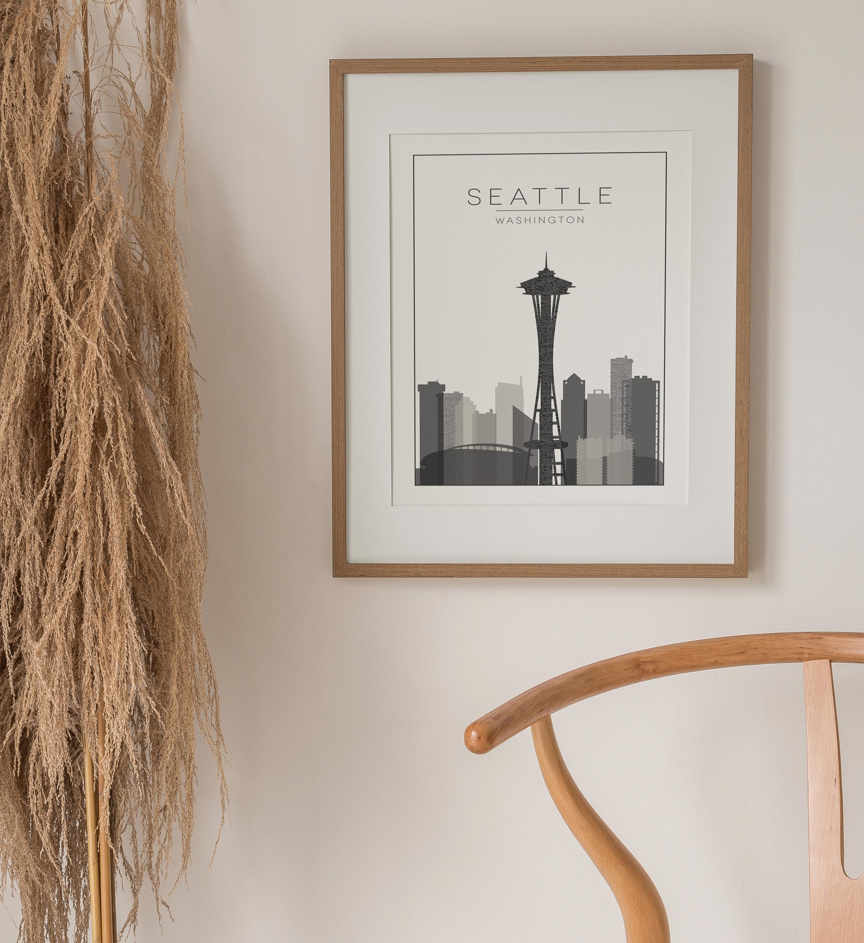 Seattle Wall Art Art Print Seattle Print Seattle Poster - Etsy