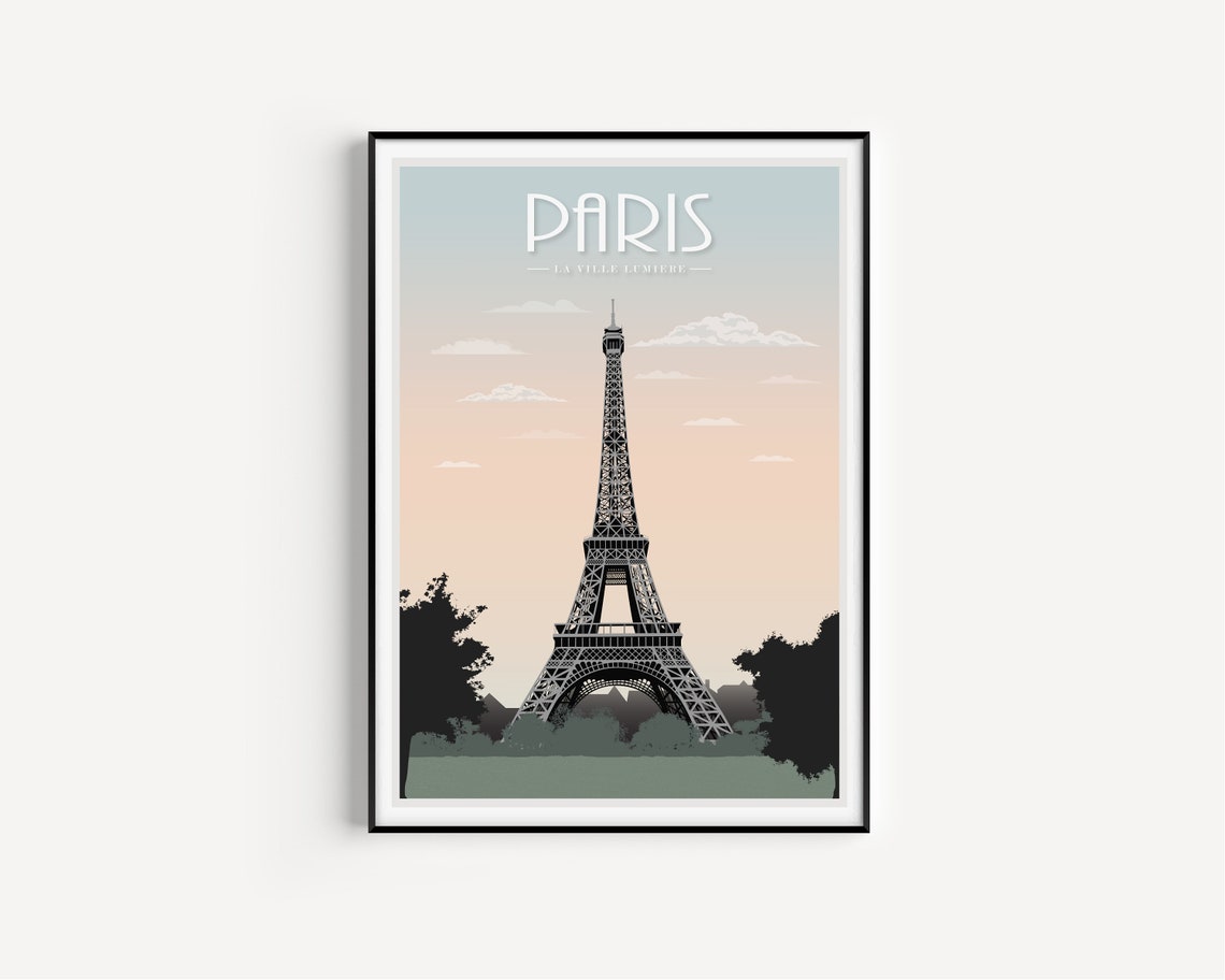 Paris Print Paris Poster Paris Art Print Printable Wall | Etsy