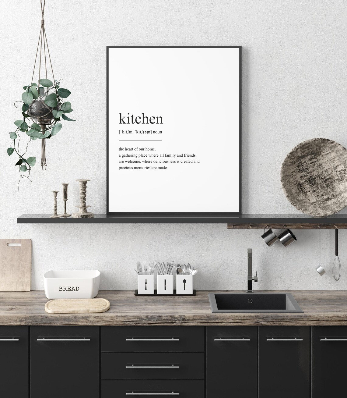 Kitchen Print Kitchen Definition Printable Wall Art - Etsy UK
