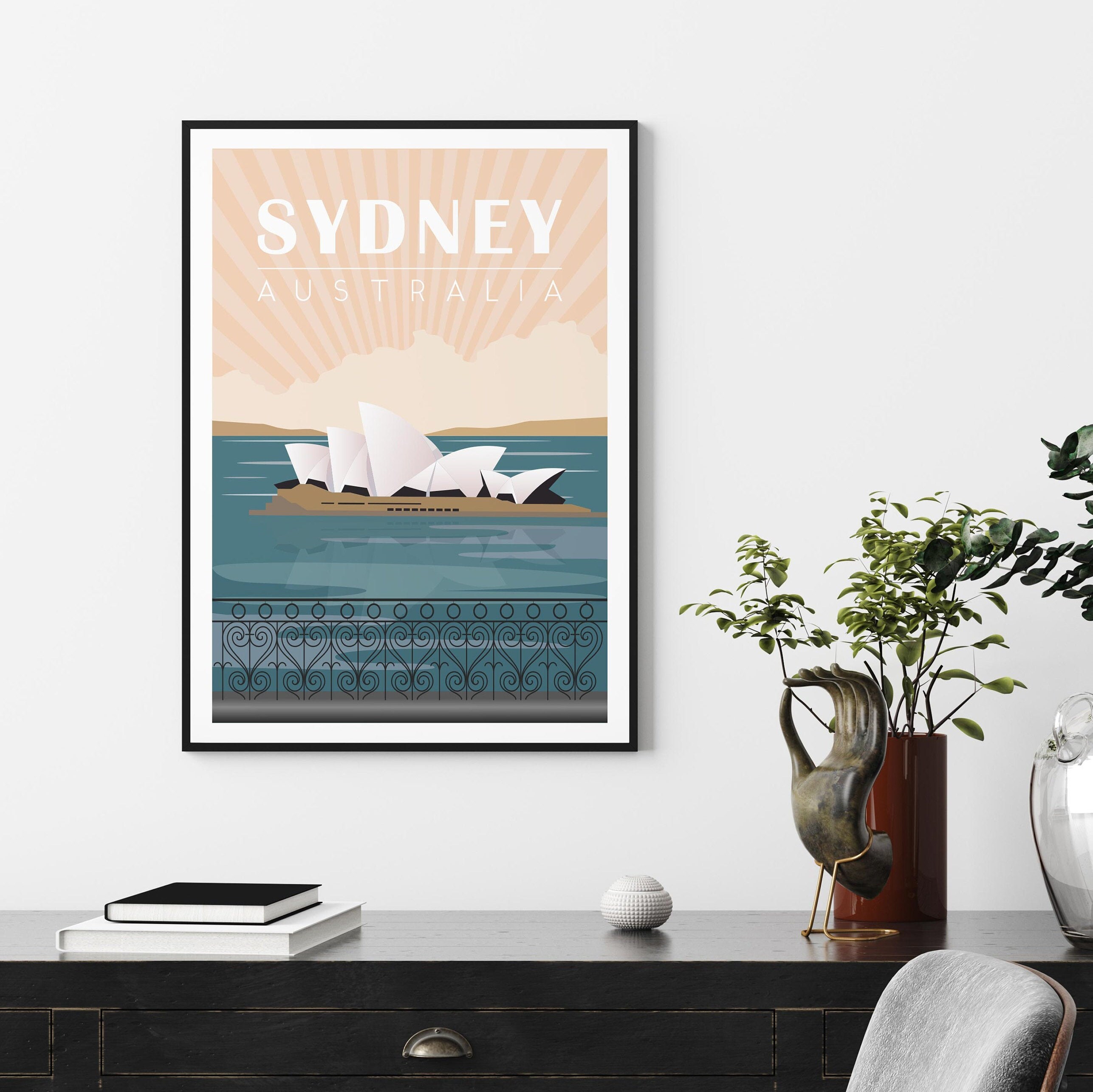 Sydney Print Sydney Poster Printable Wall Art Sydney - Etsy