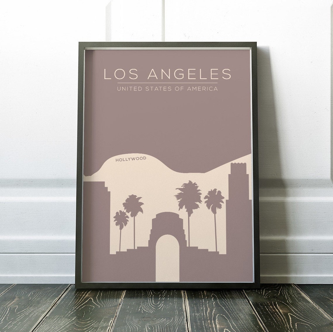 Los Angeles Printable Printable Art Los Angeles Print Los - Etsy