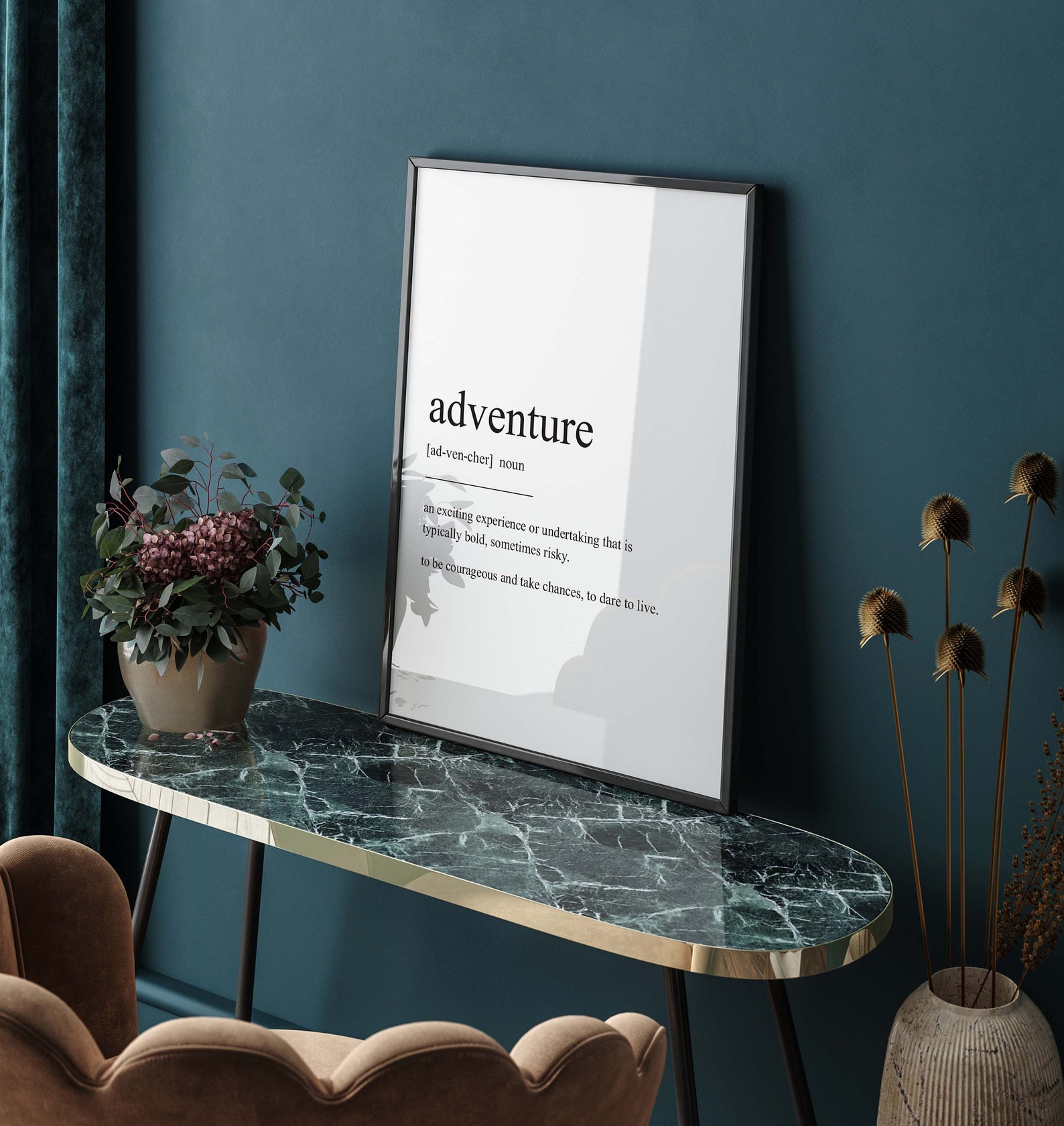 Adventure Definition Print Printable Wall Art Adventure - Etsy