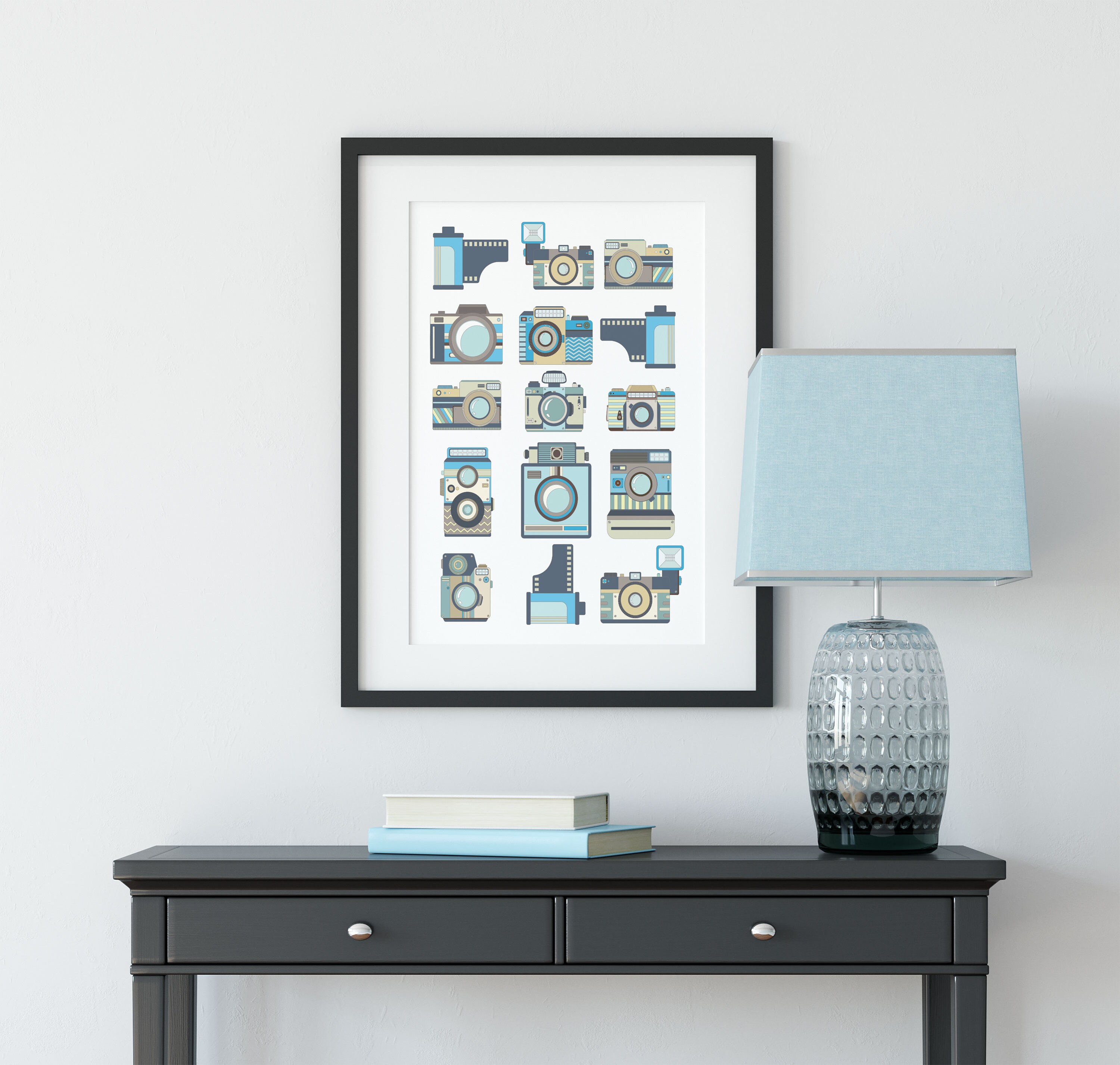 Printable Art Camera Wall Art Retro Camera Wall Art Prints - Etsy