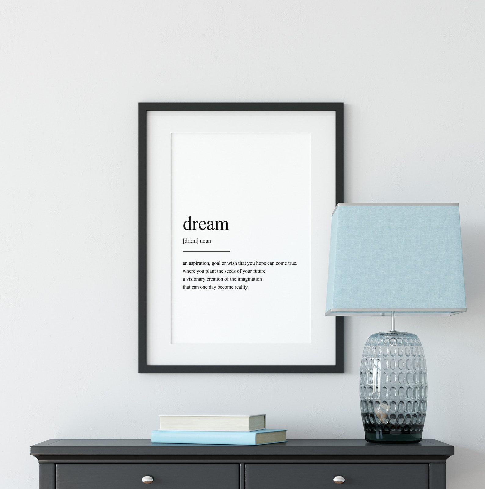 Dream Definition Printable Art Print Printable Definition | Etsy