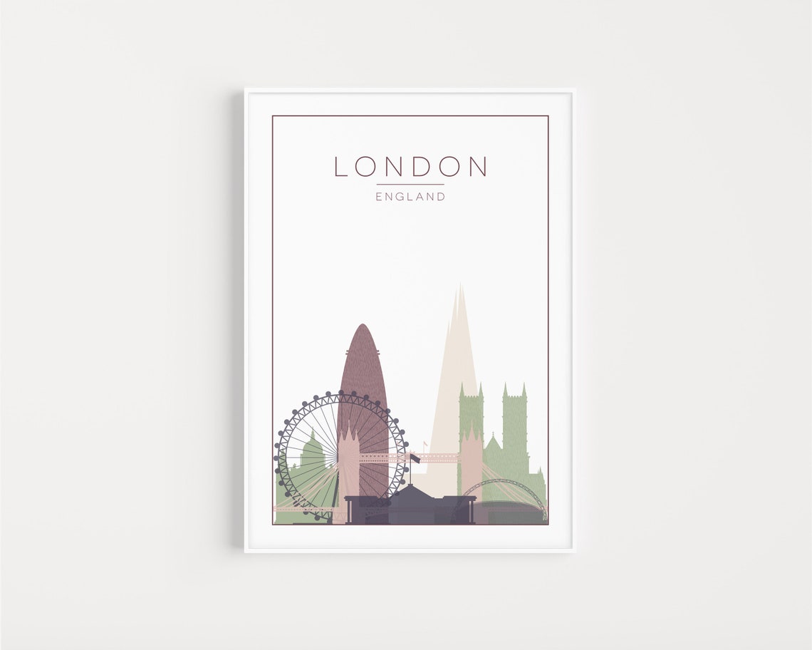 London Printable London Wall Art Travel Print Art Print | Etsy