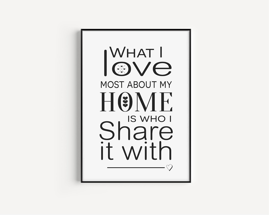 Printable Quote, Wall Art, Quote Prints, Home Print, Home Quote Print ...